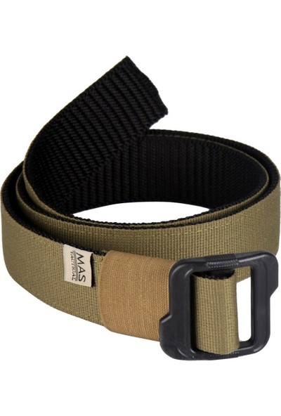 Mas Taktik Kemer Çift Renk Siyah/tan