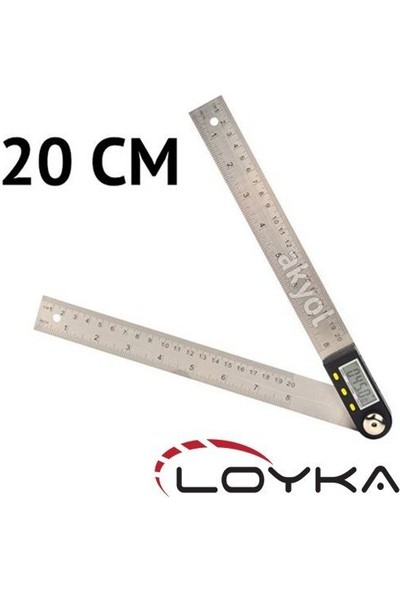 Loyka 5422-200 Dijital Açı Ölçer 20 cm