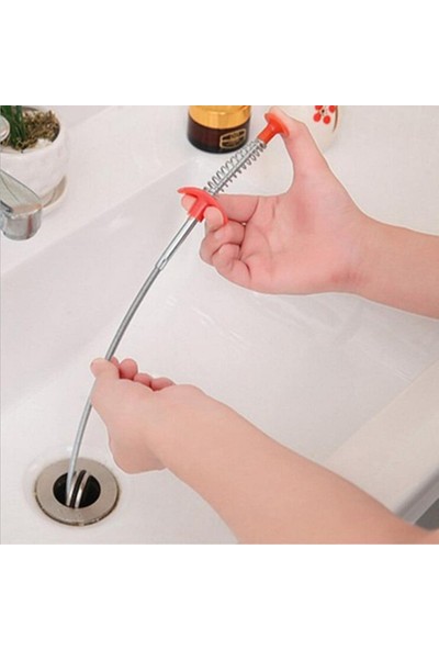 Beren Boutiqat Esnek Lavabo Tıkanıklık Açıcı Tel