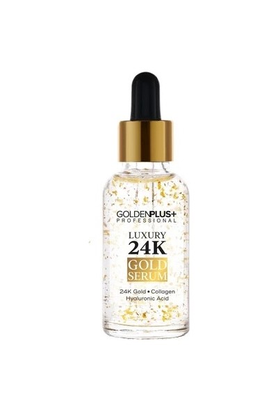 Golden Plus - 24k Altın Parçacıklı Serum Gold Beauty Serum 30 Ml