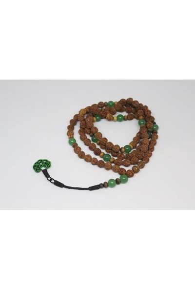 Yaşam Tohumu Rudraksha Tohumu 108'LIK Mala Kolye
