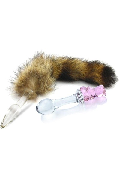 YIQI 2 Adet Cam Anal-Fiş Penis Peluş Kuyruk G-Spot Acemi Için Yetişkin Oyuncak (Yurt Dışından) YIQI 2 Adet Cam Anal-Fiş Penis Peluş Kuyruk G-Spot Acemi Için Yetişkin Oyuncak (Yurt Dışından)