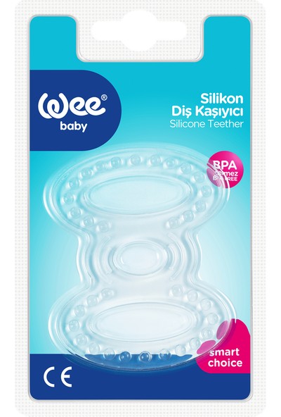 Wee Baby Silikon Diş Halkası -Sekiz Wee Baby Silikon Diş Halkası -Sekiz