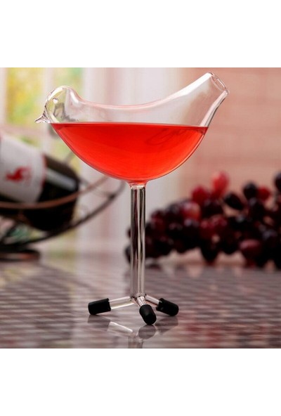 Kokteyl Cam Yaratıcı Vampir Dekorasyon Gereçleri Kuş Gözlük | Kokteyl Camı