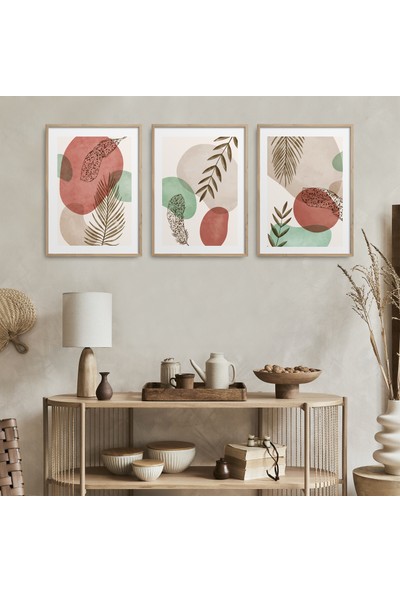 Home Pack Çerçeveli 3 Parça Tablo Seti