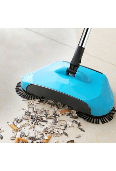 Otomatik Süpürme Makinesi El Itme Sihirli Süpürge ve Farstpan Set Mopping Makinesi Paslanmaz Çelik 3 In1 Ev Temizleme Araçları | El Itme Süpürücüler