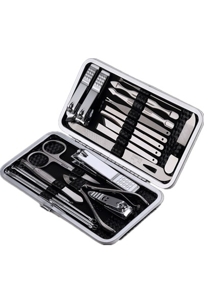 21 Adet / Takım Siyah Paslanmaz Çelik Tırnak Clipper Kesici Giyotin Bakım Kiti Manikür Seti Pedikür Toe Nail Art Araçları Set Kitleri G0210 | Ayak Rasps 21 Adet / Takım Siyah Paslanmaz Çelik Tırnak Clipper Kesici Giyotin Bakım Kiti Manikür Seti Pedikür Toe Nail Art Araçları Set Kitleri G0210 | Ayak Rasps