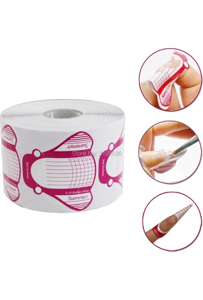 Yüksek Kalite 500 Adet / Rulo Tırnak Formu Pro Nail Art Kılavuzu Form Akrilik Ipuçları Jel Uzatma Sticker Oje Curn Form Aksesuar | Tırnak Formları | Jel Uzatma Stickercurl Formları Yüksek Kalite 500 Adet / Rulo Tırnak Formu Pro Nail Art Kılavuzu Form Akrilik Ipuçları Jel Uzatma Sticker Oje Curn Form Aksesuar | Tırnak Formları | Jel Uzatma Stickercurl Formları