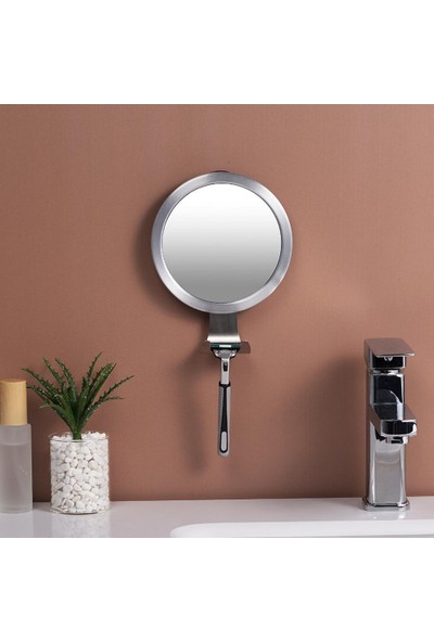 Generic Paslanmaz Çelik Anti Sis Duş Aynası Banyo Tıraş Ayna Duvar Vanity Makyaj Aynası Banyo Malzemeleri ile Vantuz Hoo | Banyo Aynaları Generic Paslanmaz Çelik Anti Sis Duş Aynası Banyo Tıraş Ayna Duvar Vanity Makyaj Aynası Banyo Malzemeleri ile Vantuz Hoo | Banyo Aynaları