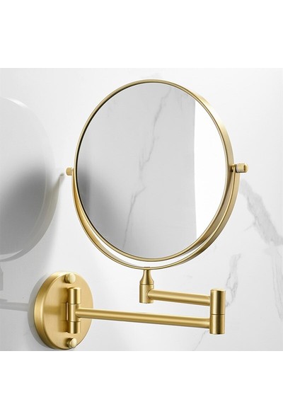 Generic Makyaj Aynası Bakır Altın Banyo Aynaları 3 x Büyüteç Ayna Katlanır Tıraş Generic Makyaj Aynası Bakır Altın Banyo Aynaları 3 x Büyüteç Ayna Katlanır Tıraş