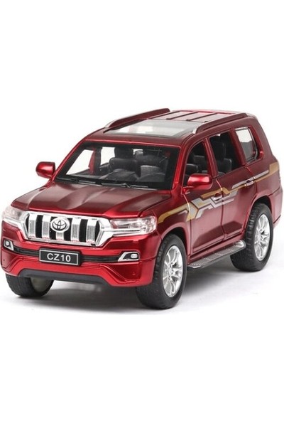 1:32 Toyota Prado Suv Döküm Alaşım Araba Model Oyuncak Ses ve Işık Geri Koleksiyon Hediyeler (Kırmızı) 1:32 Toyota Prado Suv Döküm Alaşım Araba Model Oyuncak Ses ve Işık Geri Koleksiyon Hediyeler (Kırmızı)