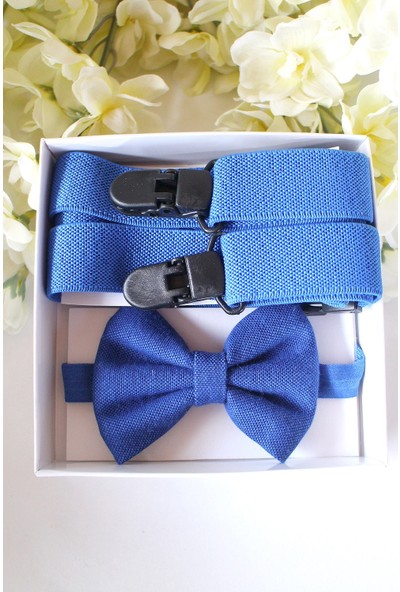 Vitrinmixmini Erkek Çocuk Papyon ve Pantolon Askı Seti- Kutulu Takımı