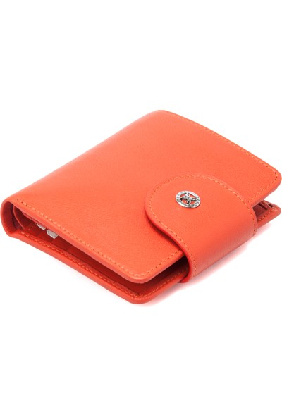 Tergan Nar Çiçeği Deri Kadın Cüzdanı 05674G4Z