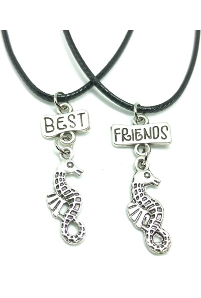 Tuna Takı & Aksesuar Antik Gümüş Kaplama Minimal Deniz Atı Best Friends Bff Arkadaşlık Kolyesi Çocuk Kolye Tuna Takı & Aksesuar Antik Gümüş Kaplama Minimal Deniz Atı Best Friends Bff Arkadaşlık Kolyesi Çocuk Kolye