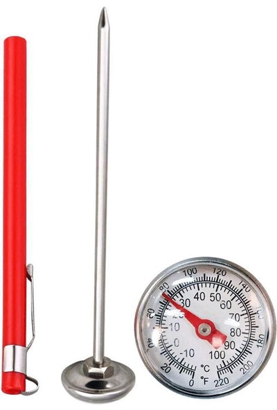 Guangdong Spirit Paslanmaz Çelik Fiziksel Toprak Termometresi Pil Gerektirmez 127 mm Gövde 0-100 ° C Aralığı Toprak / Bahçe Toprağı / Kompost / Mutfak Için Guangdong Spirit Paslanmaz Çelik Fiziksel Toprak Termometresi Pil Gerektirmez 127 mm Gövde 0-100 ° C Aralığı Toprak / Bahçe Toprağı / Kompost / Mutfak Için