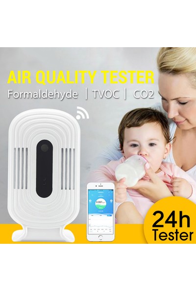Guangdong Spirit Yararlı Araçlar JQ300 Pm2.5 Hava Kalitesi Nem Test Cihazı Wifi Akıllı Monitör Formaldehit Dedektörü Guangdong Spirit Yararlı Araçlar JQ300 Pm2.5 Hava Kalitesi Nem Test Cihazı Wifi Akıllı Monitör Formaldehit Dedektörü