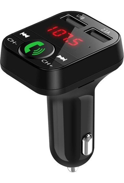 Araba Mp3 Müzik Çalar Bt Kablosuz Fm Verici Radyo Adaptörü Araba Mp3 Müzik Çalar Bt Kablosuz Fm Verici Radyo Adaptörü