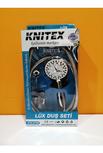 Knitex 3 Fonksiyonlu 4 Parça Lüx Duş Seti KTX-2756 Knitex 3 Fonksiyonlu 4 Parça Lüx Duş Seti KTX-2756
