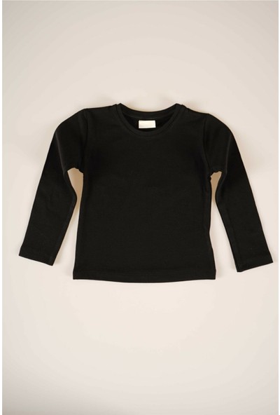 Miniko Kids Yeni Sezon Uzun Kol Likralı Düz Renk Bebek Badi