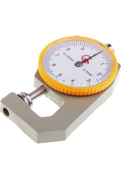 Guangdong Spirit 0.1mm Kalınlık Ölçme Aracı Kadranlı Ölçer Gage Tester Deri El Sanatları 0-10MM