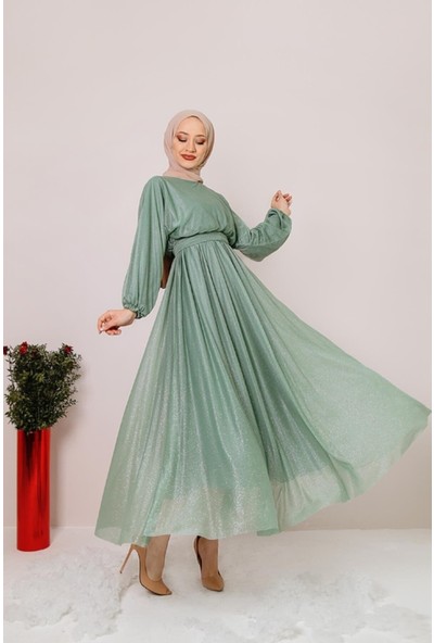 Bakış Butik Simli Abiye Elbise Bakış Butik Simli Abiye Elbise