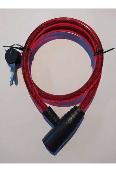 Bisiklet Motorsiklet Kilidi Anahtarlı 12MM * 90 cm Kilit Motor Bisiklet Motorsiklet Kilidi Anahtarlı 12MM * 90 cm Kilit Motor