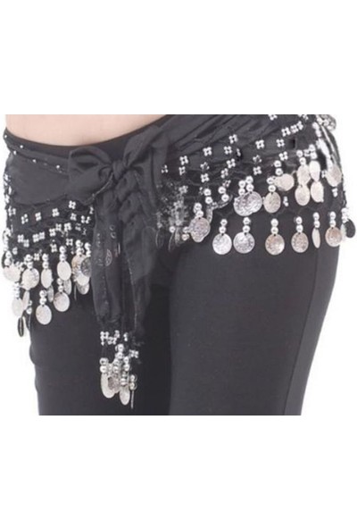 Pandoli Siyah Renk Shakira Şakira Dansöz Oryantal Kemeri Pandoli Siyah Renk Shakira Şakira Dansöz Oryantal Kemeri