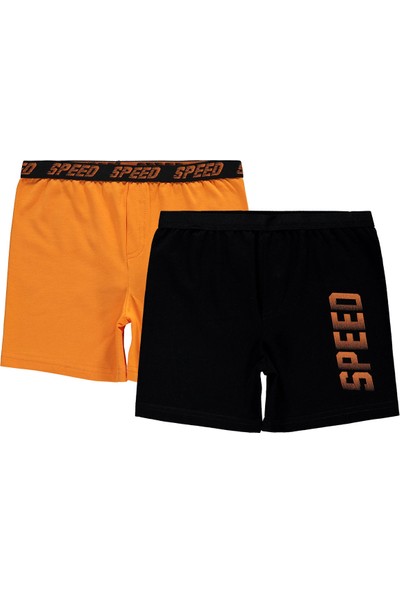 Civil Boys Erkek Çocuk 2'li Boxer Set 10-16 Yaş Siyah