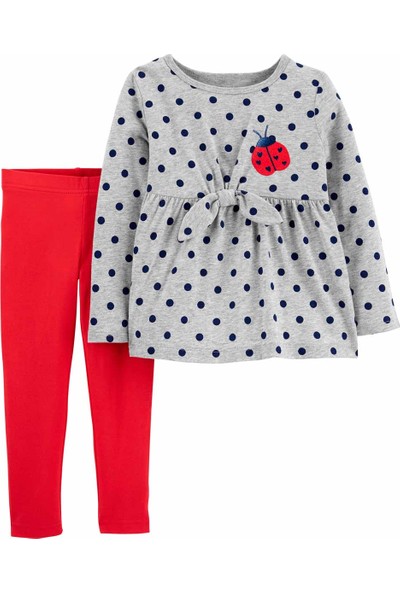 Carter's Kız Çocuk Puantiye Bluzlu Set Uzun Kollu 2'li Paket Carter's Kız Çocuk Puantiye Bluzlu Set Uzun Kollu 2'li Paket