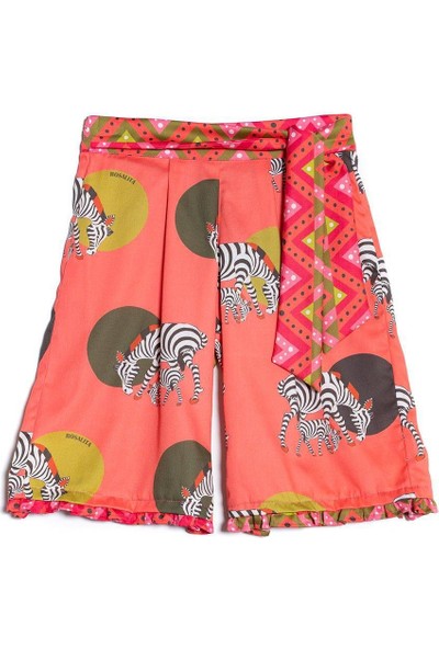 Rosalita Senoritas Kız Çocuk Zebra Desenli Pantolon Kırmızı Rosalita Senoritas Kız Çocuk Zebra Desenli Pantolon Kırmızı
