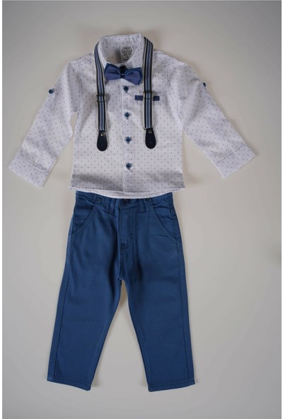 Miniko Kids Yeni Sezon Papyonlu Erkek Çocuk Gömlek Pantolon Takım Miniko Kids Yeni Sezon Papyonlu Erkek Çocuk Gömlek Pantolon Takım