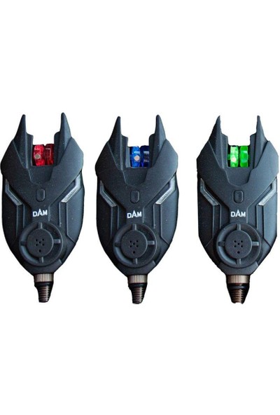 Dam Bite Alarm Tf Bite Alarm Set 3+1 Red Green Blue Dam Bite Alarm Tf Bite Alarm Set 3+1 Red Green Blue