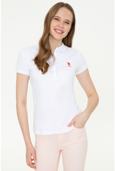 U.S. Polo Assn. Beyaz T-Shirt Basic 50246326-VR013