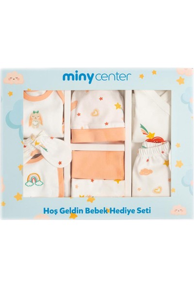 Miny Center Kız Bebek Hastane Çıkış Seti 8 Li Ekru Miny Center Kız Bebek Hastane Çıkış Seti 8 Li Ekru