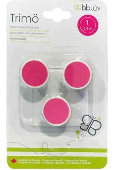 Bblüv Trimö Tırnak Törpüsü Yedek Uç Pembe 3'lü 0-3 Ay
