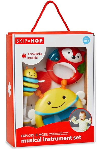 Skip Hop Explore & More Müzikal Enstrüman 3'lü 6 Ay+ Skip Hop Explore & More Müzikal Enstrüman 3'lü 6 Ay+