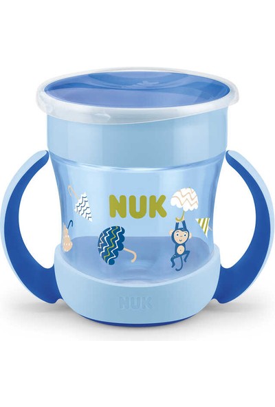 NUK Mini Magic Alıştırma Bardağı 160 ml Mavi NUK Mini Magic Alıştırma Bardağı 160 ml Mavi