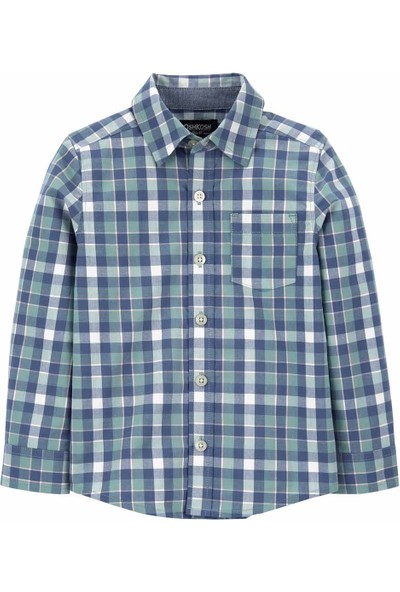OshKosh B'Gosh Erkek Bebek Ekose Uzun Kollu Gömlek OshKosh B'Gosh Erkek Bebek Ekose Uzun Kollu Gömlek