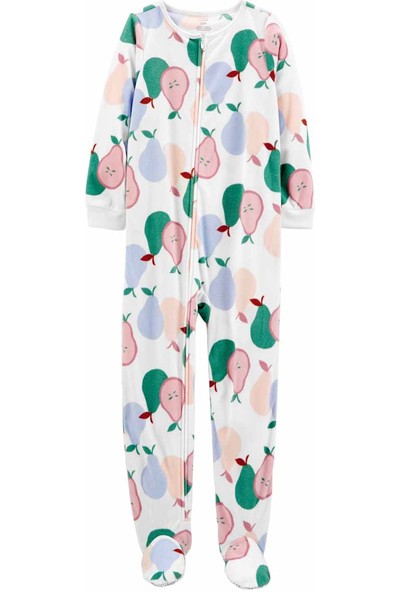 Carter's Kız Çocuk Meyve Desenli Uzun Kollu Patikli Uyku Tulumu