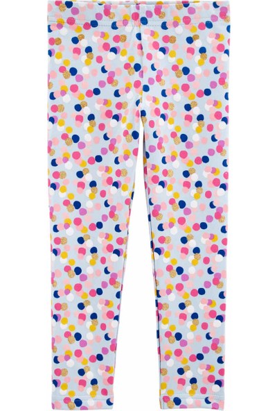 Carter's Kız Bebek Puantiye Tayt Pembe