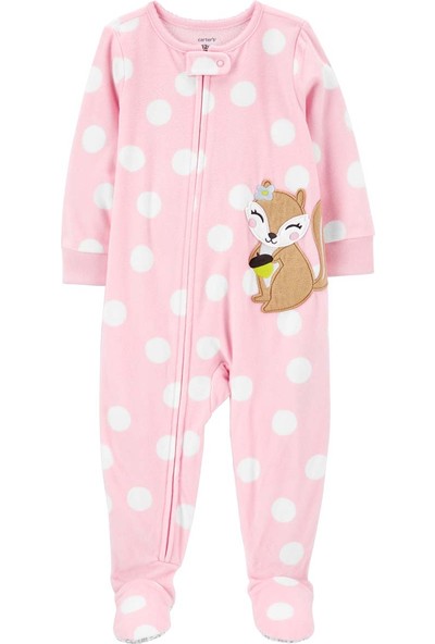 Carter's Kız Çocuk Uzun Kollu Patikli Uyku Tulumu