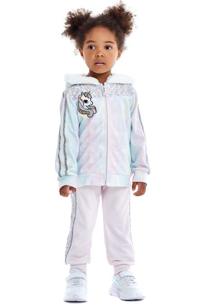 Pamina Kız Çocuk Payetli Eşofman Altı Pembe