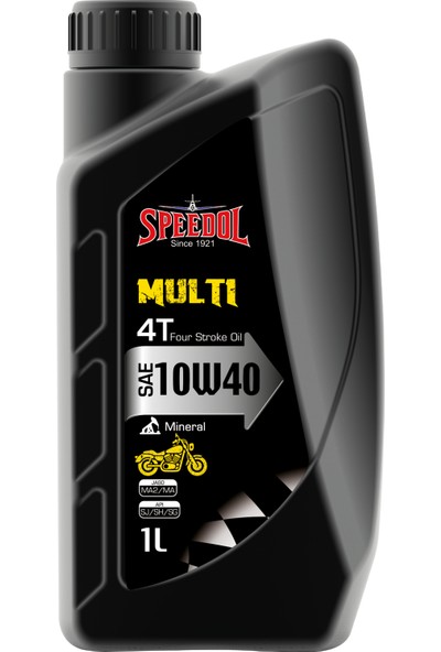 Speedol Multi 4t Mineral 10W-40 Motosiklet Motor Yağı 1l Speedol Multi 4t Mineral 10W-40 Motosiklet Motor Yağı 1l