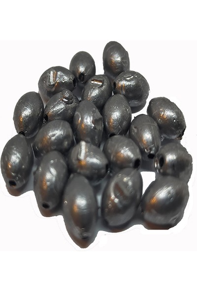 Sazan Rig Delikli Zeytin Gezer Olta Kurşunu 1 gr 20 Adet Sazan Rig Delikli Zeytin Gezer Olta Kurşunu 1 gr 20 Adet
