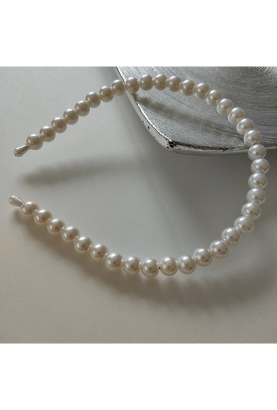 2k E-Ticaret Kadın Inci Detaylı Taç/saç Bandı