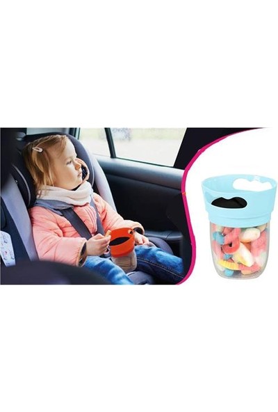 Transformacion Lolycup Bebek Mavisi Dökülmeyi Önleyen Atıştırmalık Mama Kabı 716198