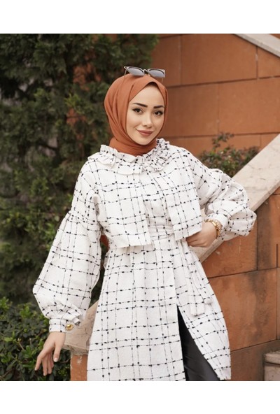 Tomrisco Tüvit Fırfırlı Ceket