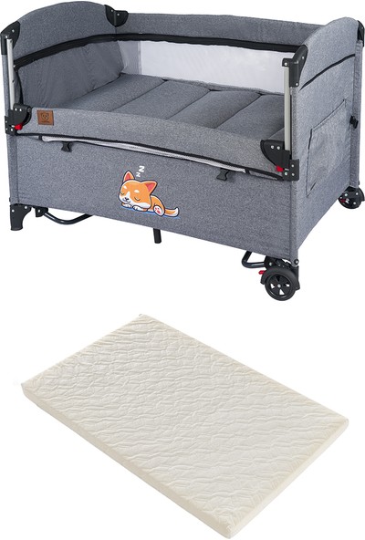 Mamma Shiba Anne Yanı Park Yatak Beşik 70 x 110 cm ( Sünger Yatak Hediyeli ) Mamma Shiba Anne Yanı Park Yatak Beşik 70 x 110 cm ( Sünger Yatak Hediyeli )