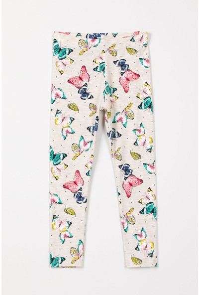 Paty Kids Kız Çocuk Kelebek Baskılı Tayt Paty Kids Kız Çocuk Kelebek Baskılı Tayt