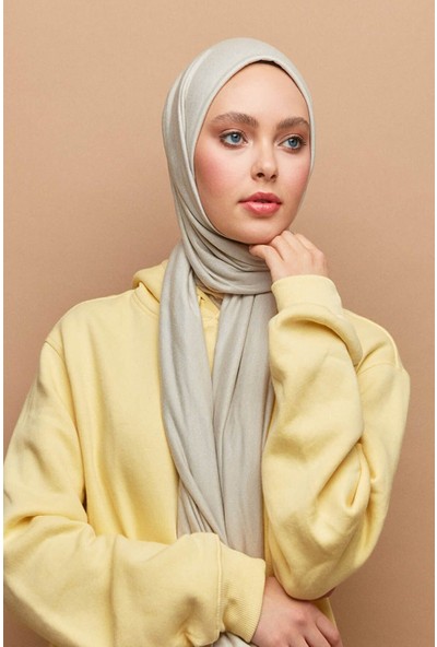 Naciye Sultan Tesettür Penye Şal Çakıl Taşı